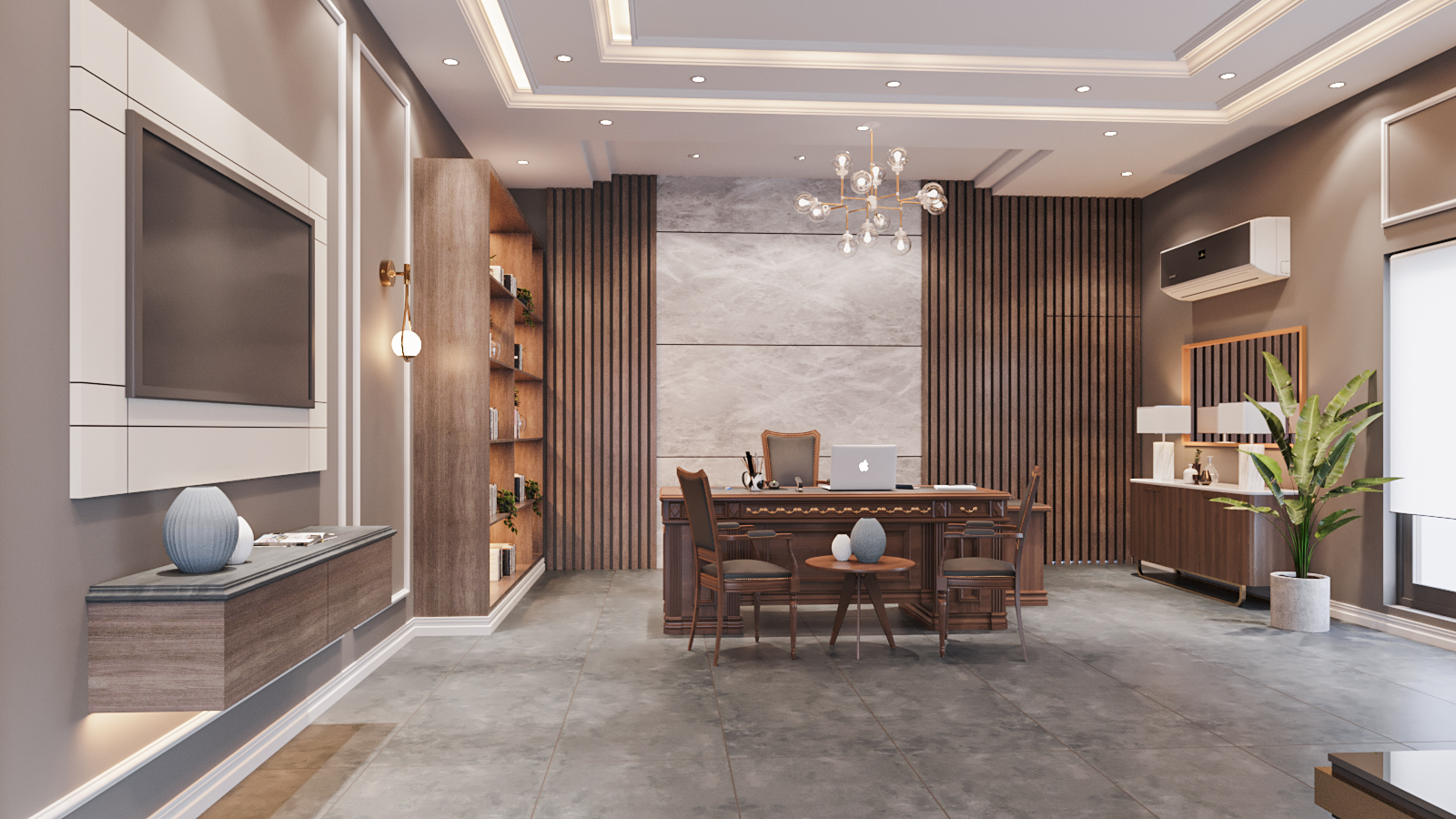 Executive Office 3D Rendering